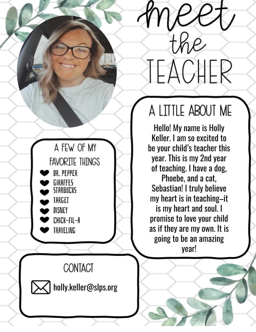 Owusu, Seth Nyarko (3rd Grade Teacher) / Meet Ms. Keller!