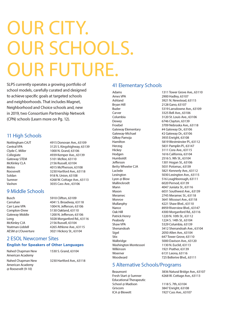 District Map / SLPS District Map