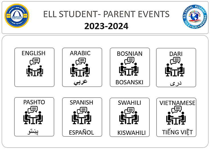ESOL BILINGUAL MIGRANT PROGRAM / ELL Student-Parent Events 2023-2024